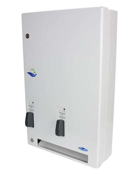 Dispenser Push Button Feminine Product – THE JANITOR ROOM SUPPLY HOUSE LTD